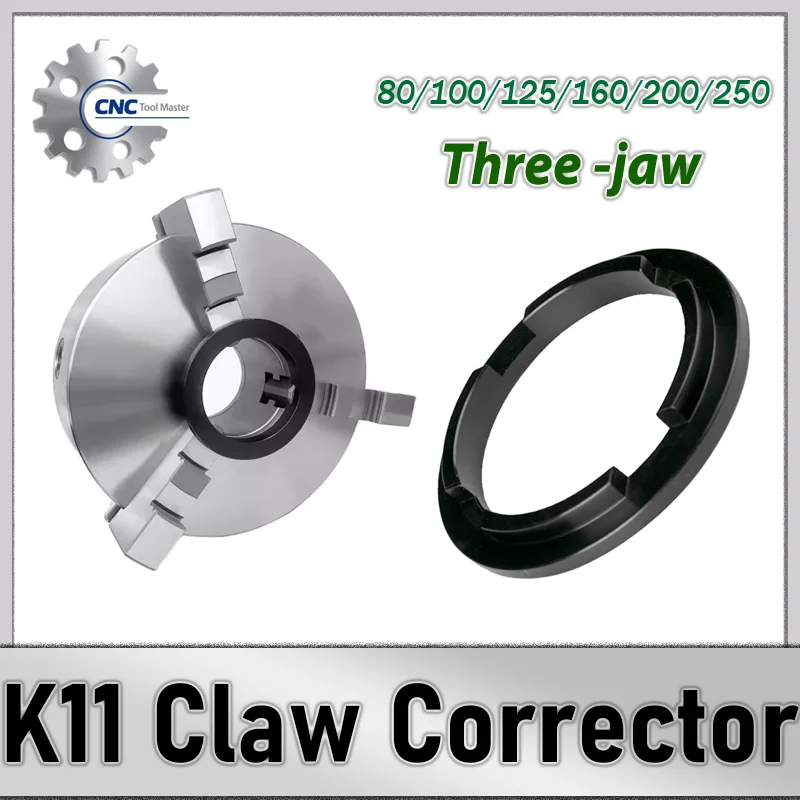K11-80/100/125/160/200/250/320 Manual Self Centering Three Claw Four ...