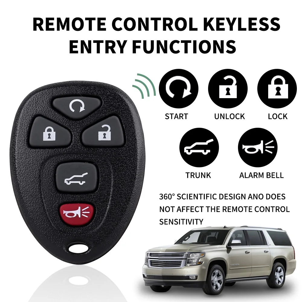 Car-Key-Multi-Function-Car-Remote-Key-Keyless-Entry-with-Alarm ...