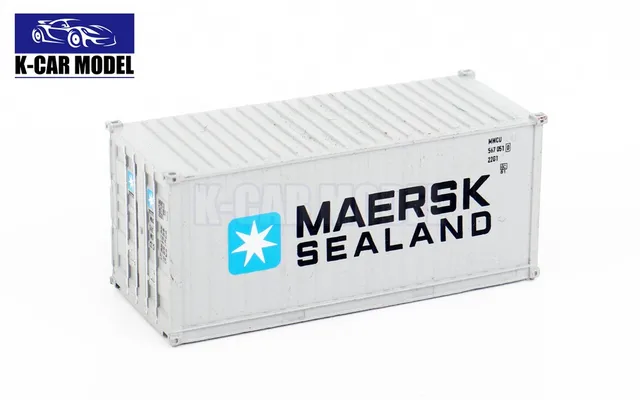 N Scale 1/160 20ft Shipping Container Model Railway Cargo Box 20' 1pc ...