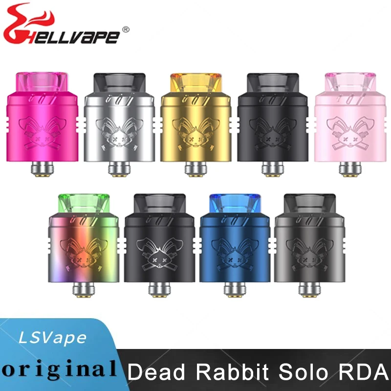 Original Hellvape Dead Rabbit Solo RDA Tank 810 Drip Tip Single Coil ...