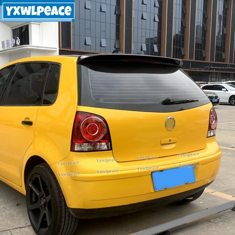 For Volkswagen Polo Roof Spoiler 2005 2006 2007 2008 2009 ABS Plastic ...