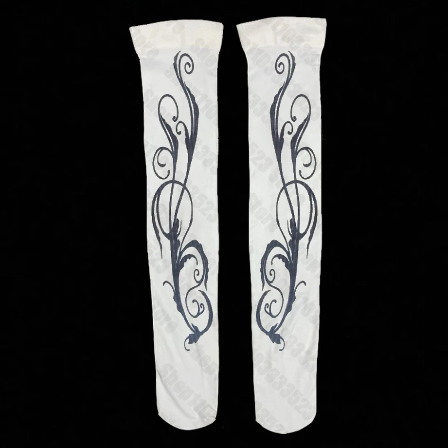 Gothic Y2k Style knees socks punk Goth printing knees socks 2000s Retro ...