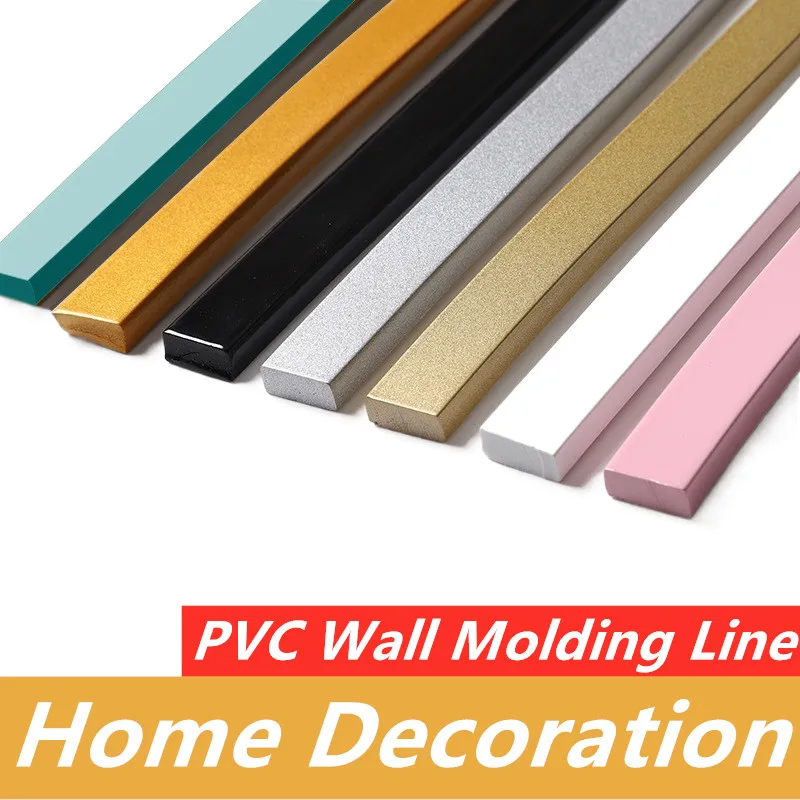 Home-Decoration-Self-Adhesive-Wall-Trim-Line-Frame-Skirting-Baseboard ...