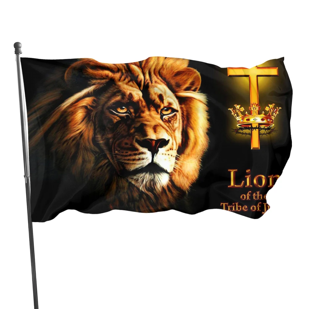 Lion Flag The Lion Of The Tribe Of Judah Custom Banner Flags Decoration ...