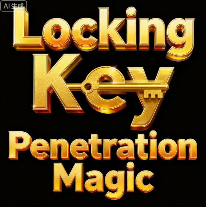 Inspectable Locking Key Penetration Magic Trick Key Through Ring Close ...