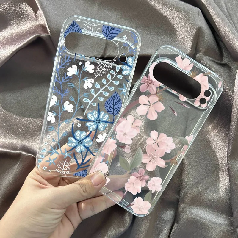 Pink Flowers Phone Case for Google Pixel 9 Pro XL 8 Pro 8A 7 6A 5G ...