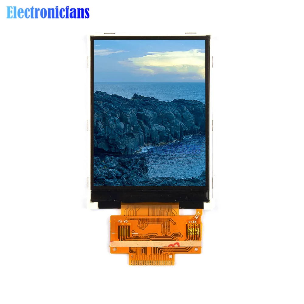 Écran couleur LCD haute définition 2.4 pouces, pilote ILI9341, 18 broches, 4 fils, Interface SPI ...