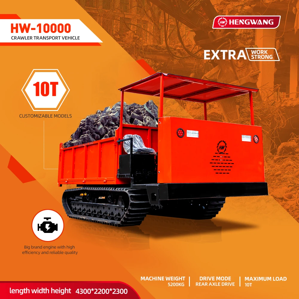 10-Tons-Self-Loading-Tracked-Carrier-Crawler-Dumper-For-Mud-Road-Swamp ...