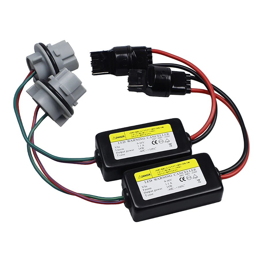 Upgrade-1-Pair-W21W-LED-Decoder-T20-7440-Canbus-Resistor-Cable-Load ...