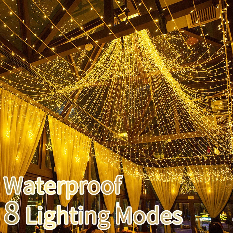 Christmas-Fairy-Lights-Led-Waterproof-String-Garland-Tree-Wedding-Fairy ...