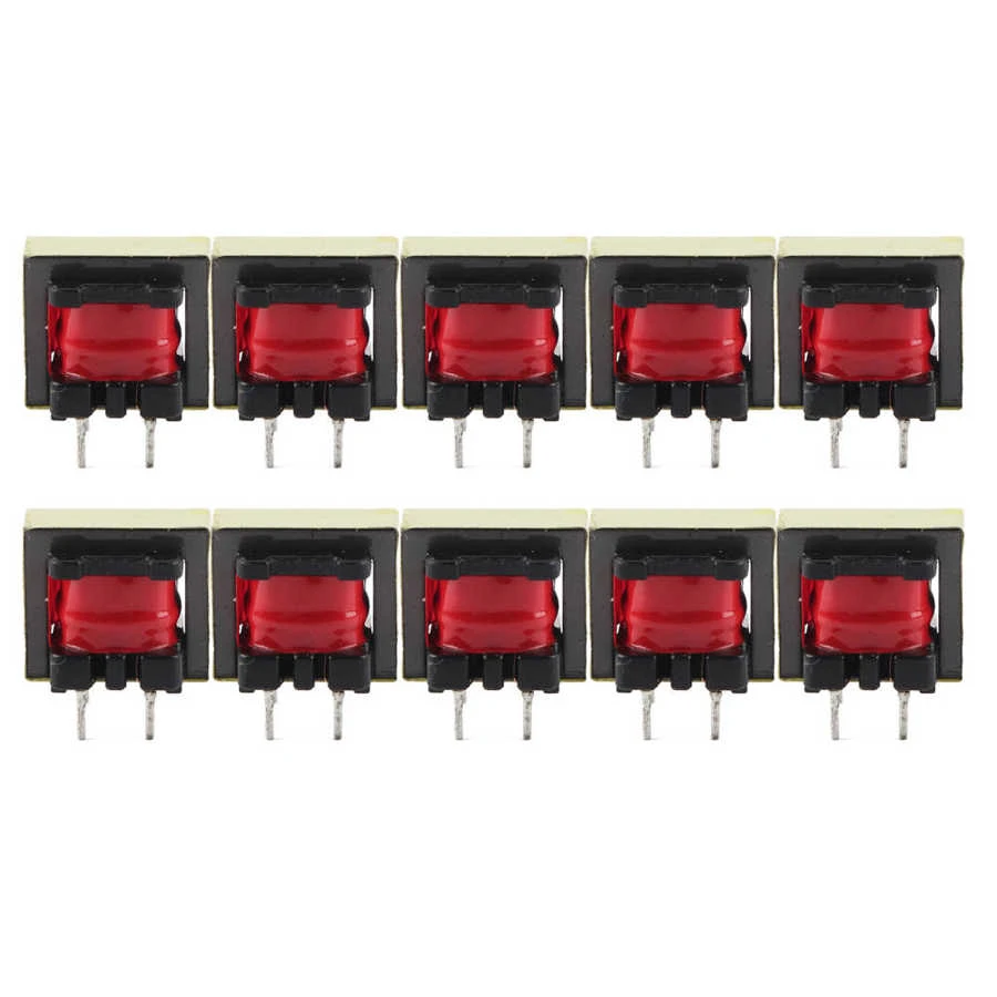 10Pcs 1300 : 8 Ohm Audio Transformers EE14 High Efficiency POS Self ...