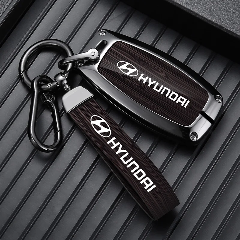 Leather-Car-Smart-Key-Case-Cover-Shell-For-Hyundai-Creta-I20-I30-IX35 ...