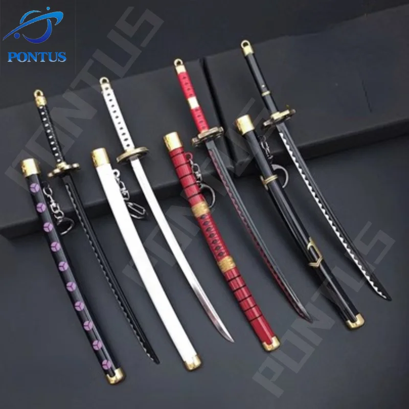 26cm-Roronoa-Zoro-Sword-Samurai-Katana-Sword-Alloy-Metal-Blade-Anime ...