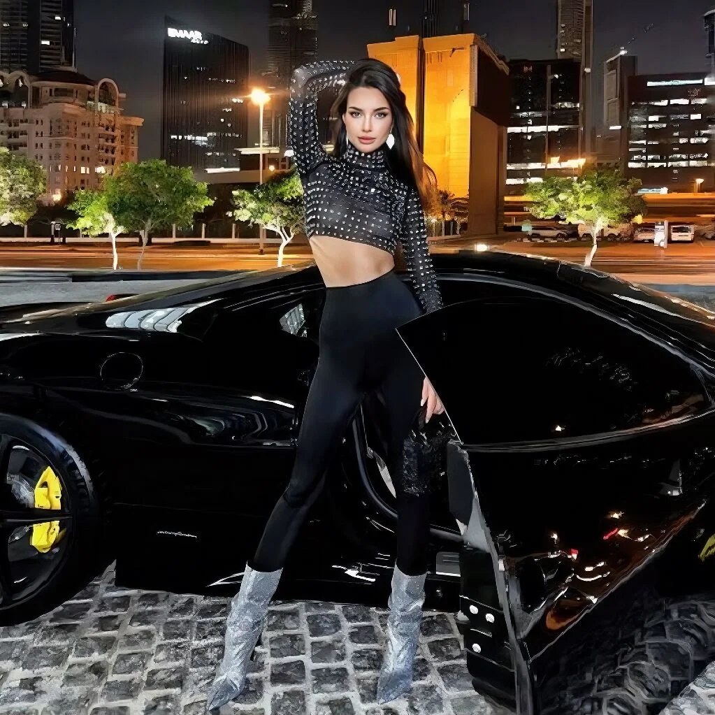 2023-New-Spring-Black-Fashion-Long-Sleeve-Beading-Tops-Women-Sexy ...