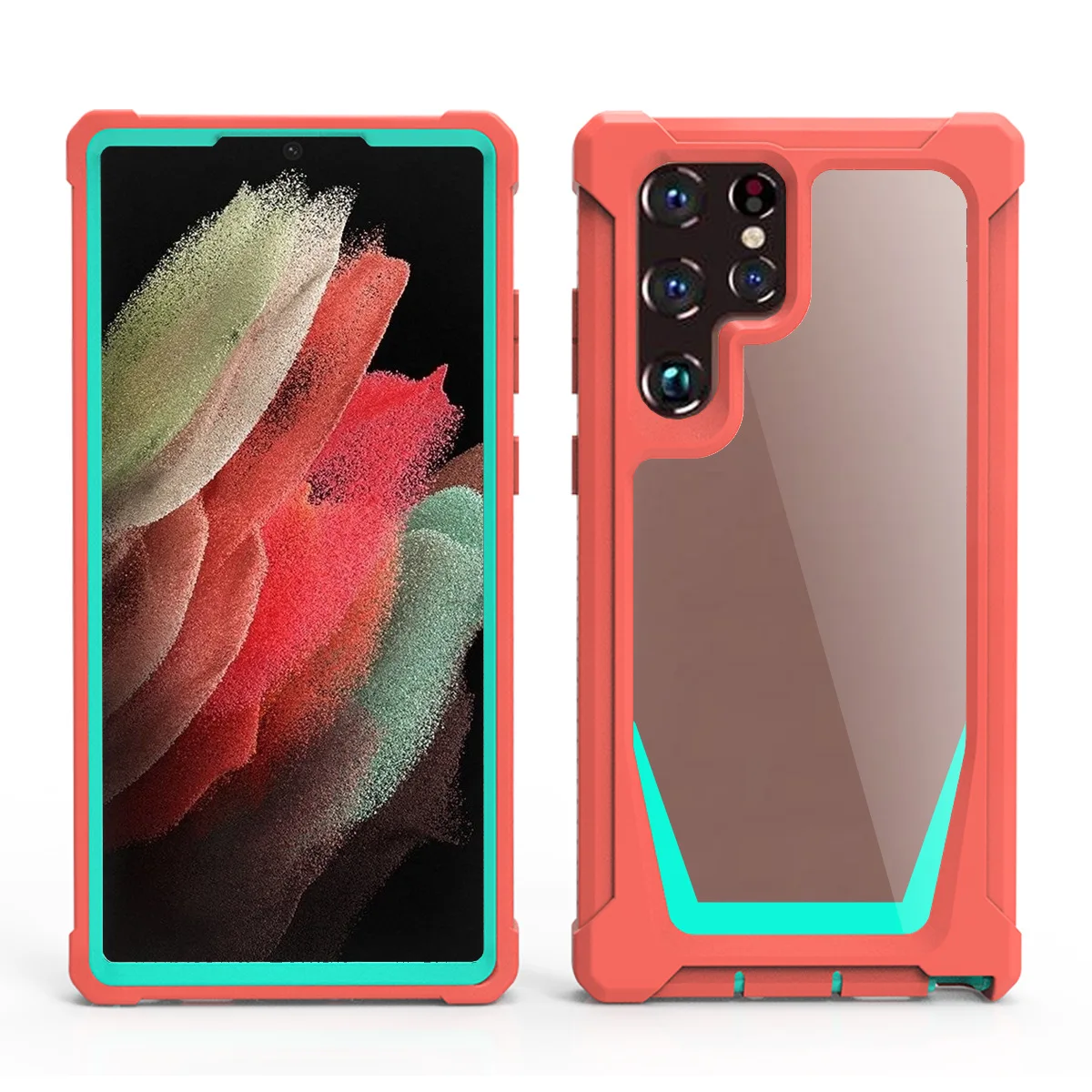 Capa armadura para Samsung Galaxy S23 S22 S21 Ultra Plus 5G S20 Note 20 ...