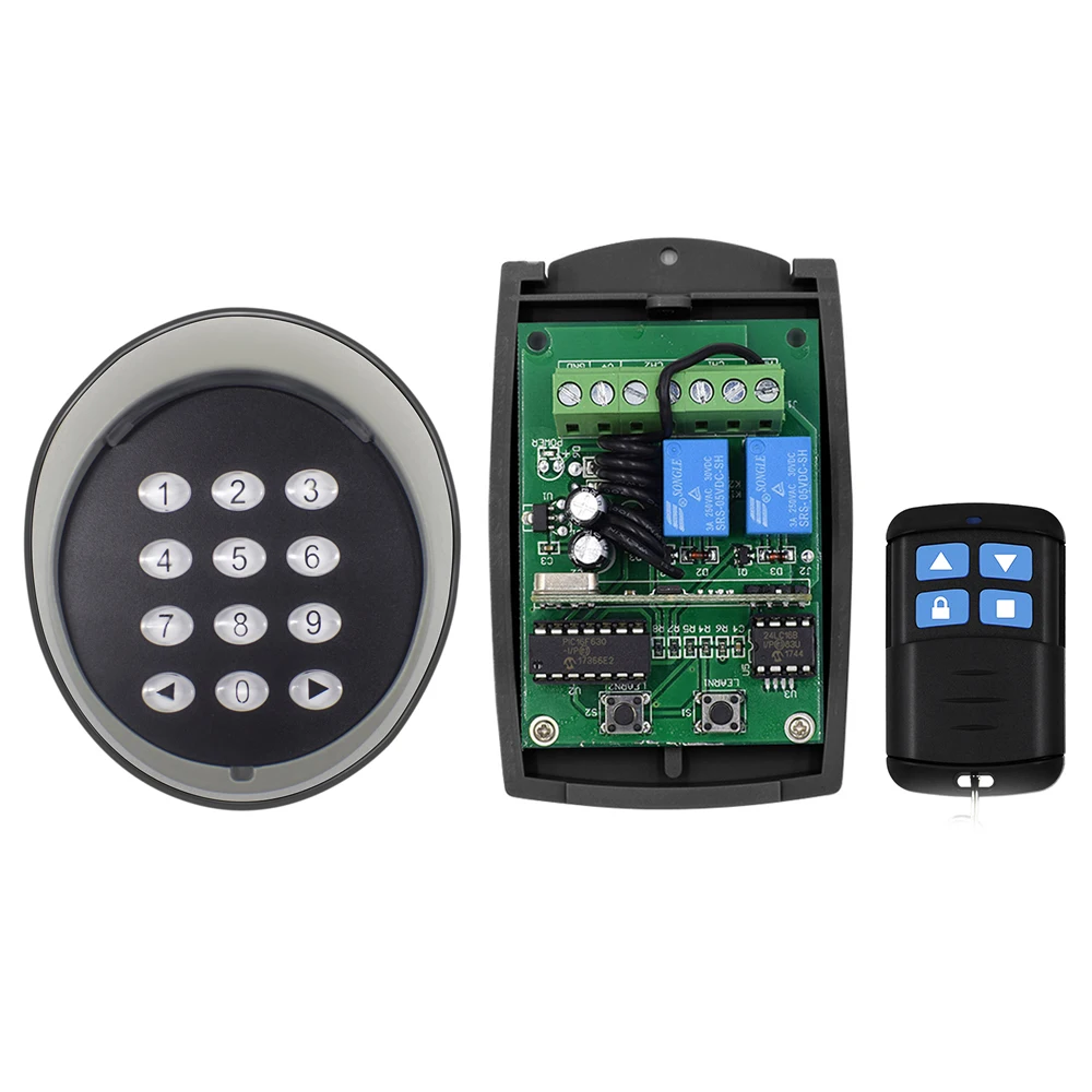 433MHz-Remote-Control-Receiver-Metal-Wireless-Password-Keypad-Used-for ...
