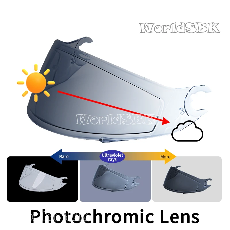 Photochromic-Shield-Visor-Lenses-for-SHARK-D-Skwal-D-Skwal-2-Spartan ...