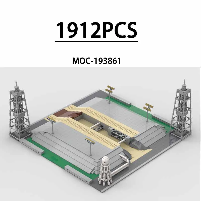 Building Block MOC-193861 Set 10341 Rocket Base Space Launch System ...