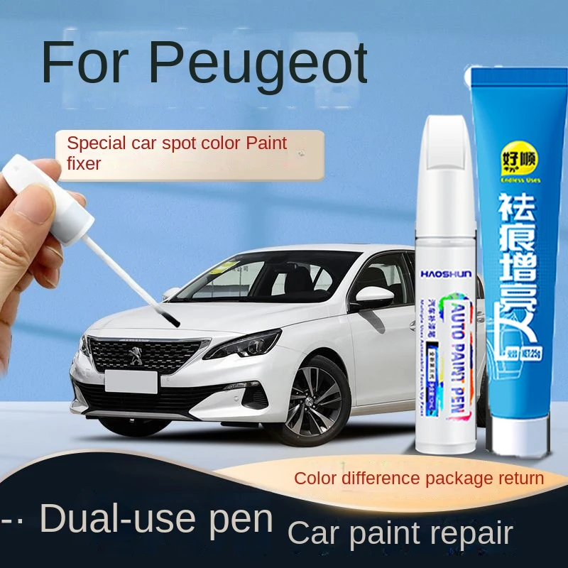 Suitable for Peugeot 408 Peugeot 508l Touch-up Pen Pearl White Touch-up Paint 4008 Accessories ...