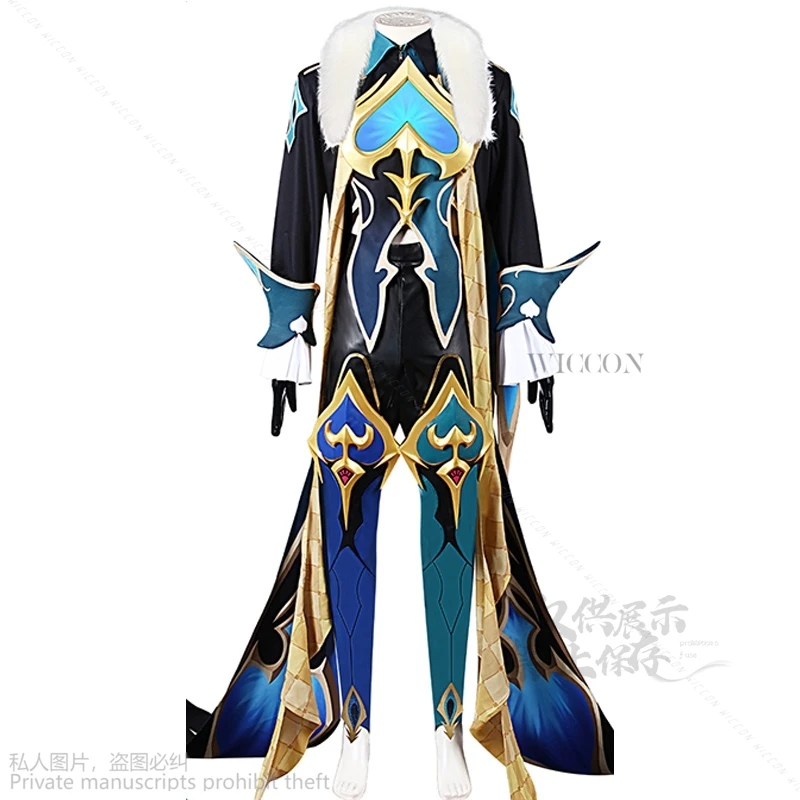 Game-Honkai-Star-Rail-Ten-Stonehearts-Aventurine-Of-Stratagems-Cosplay-Costume-Wig-Combat ...