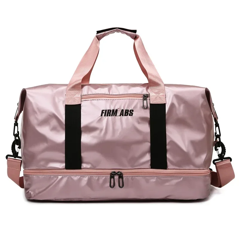 Gym-Bag-Pearlescent-Women-Fitness-Training-Handbag-With-Shoes-Pocket ...