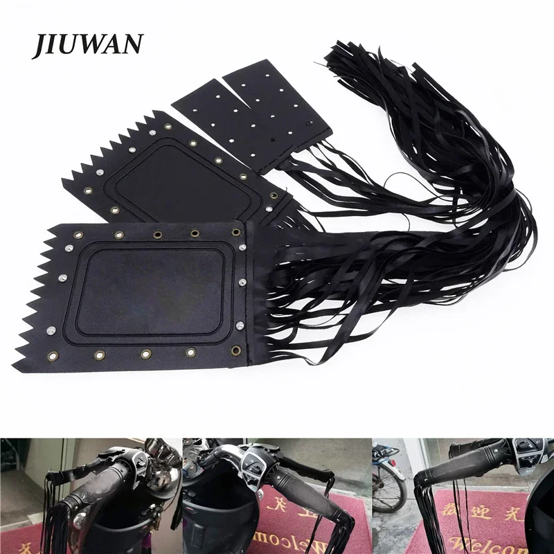 1-Set-Universal-Motorcycle-Handlebar-Tassel-Grips-Cover-Levers-Grip ...