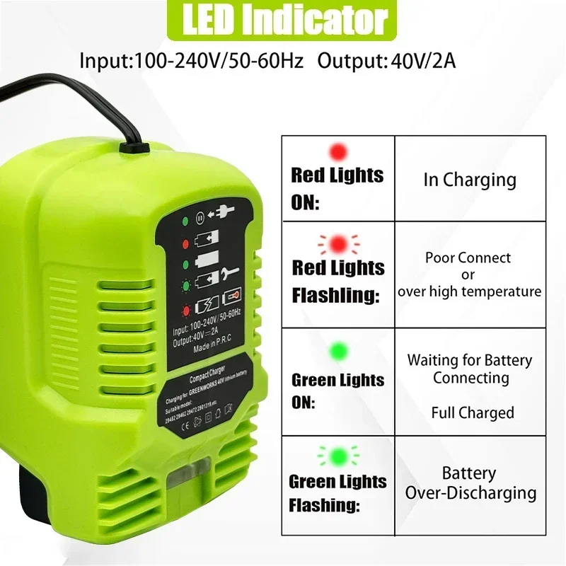 Power Tools Accessories AC100-240V 2A Lithium Battery Mini Compact ...