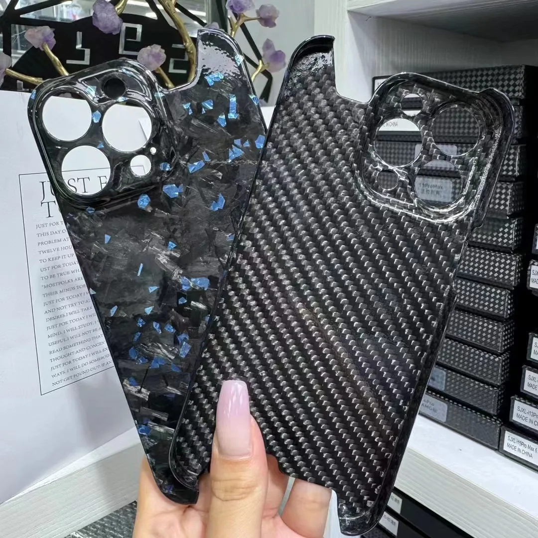 Real-Carbon-Fiber-Case-for-iPhone-15pro-15-Pro-Max-Luxury-Forging ...