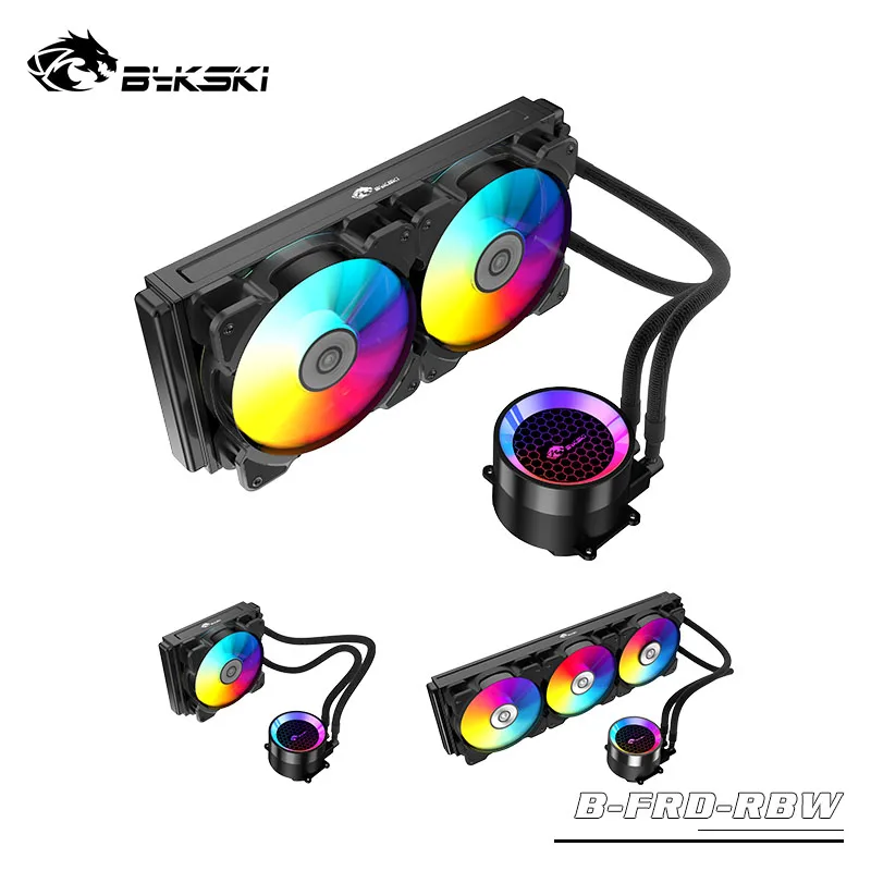 Bykski Kit de refrigeración por agua para PC, disipador térmico de 120mm, Enfriador de CPU ...