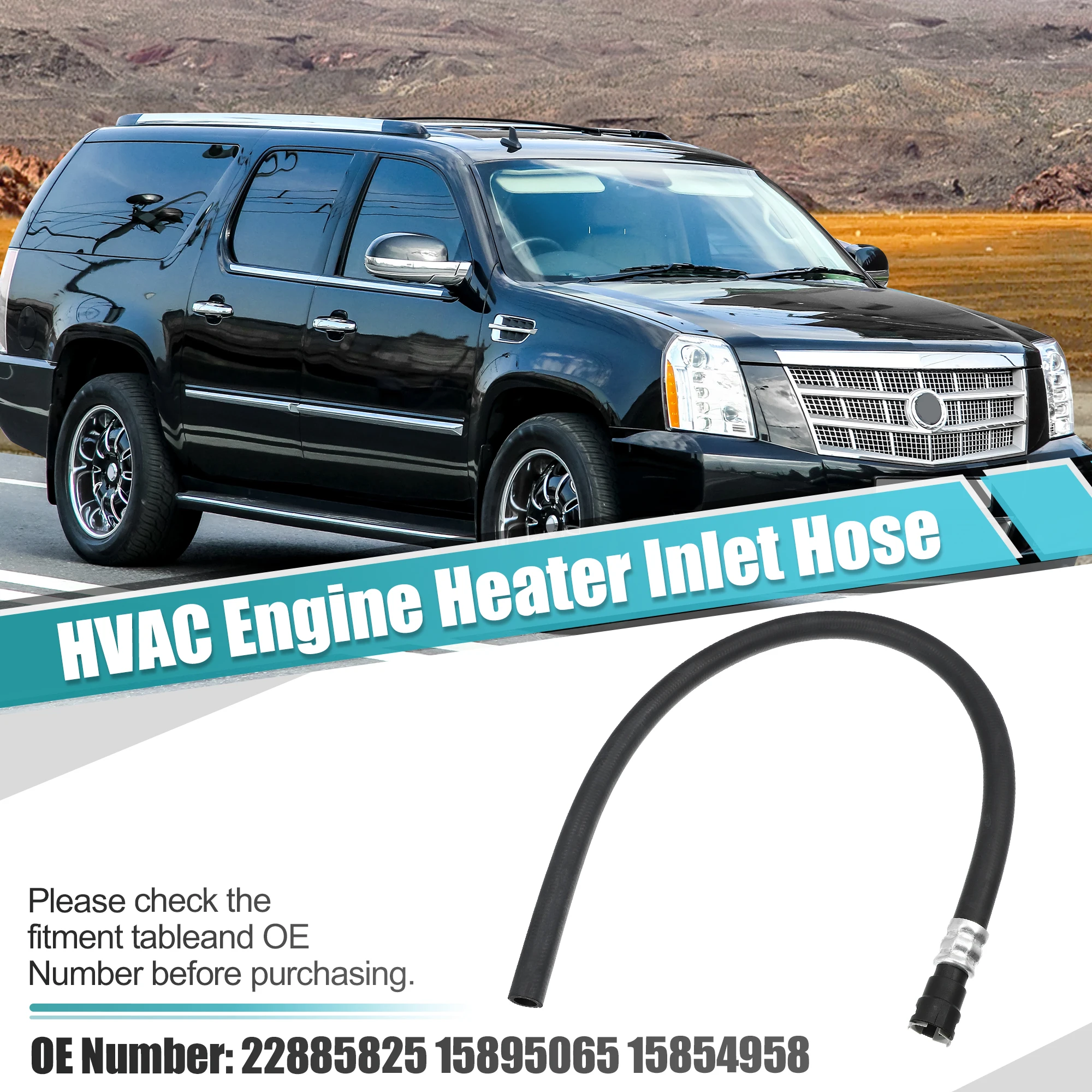 UXCELL-22885825-Car-Inlet-Heater-Hose-for-Cadillac-Escalade-2007-2014 ...