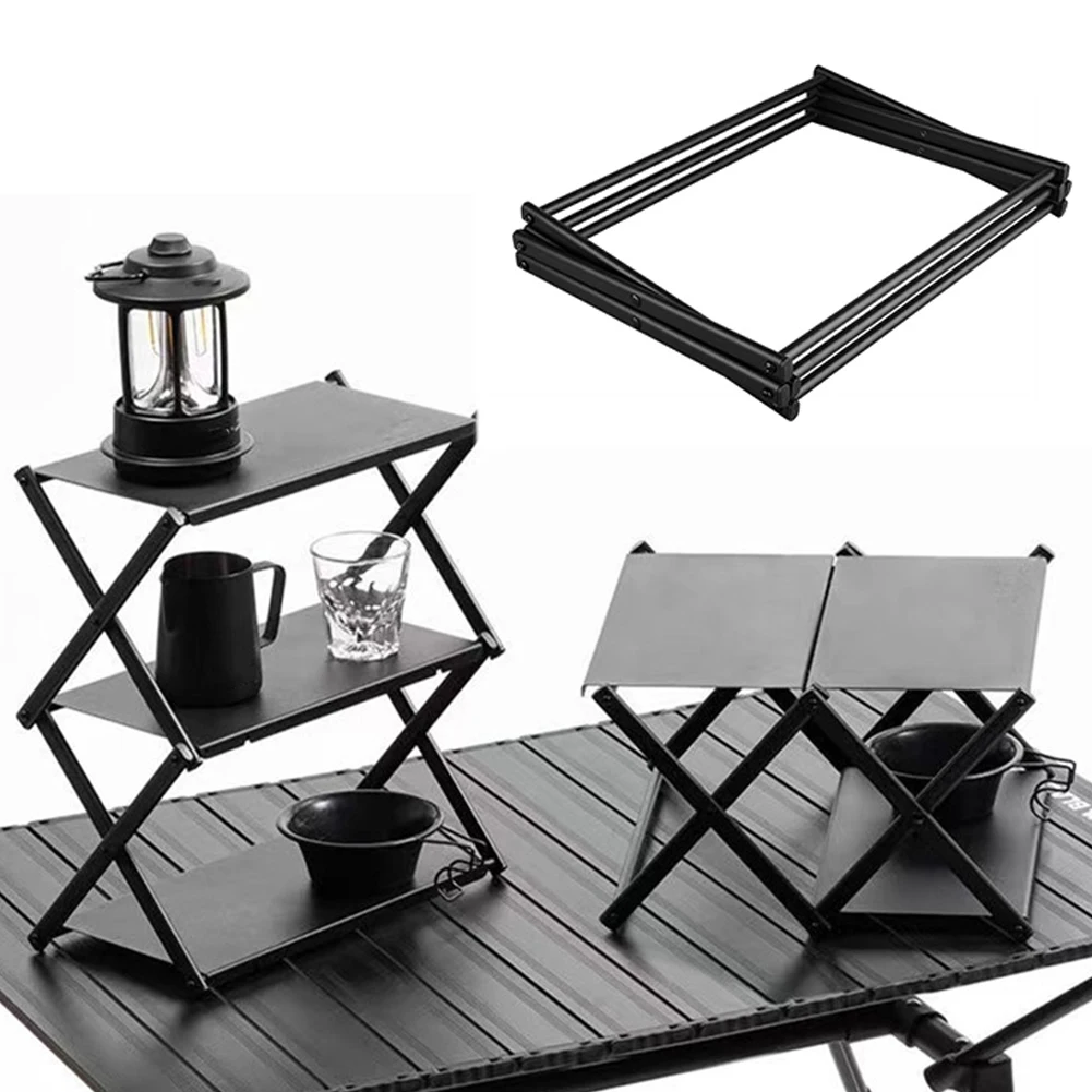 3-Tier-Camping-Storage-Rack-Multi-Function-Folding-Storage-Shelf-Heavy ...