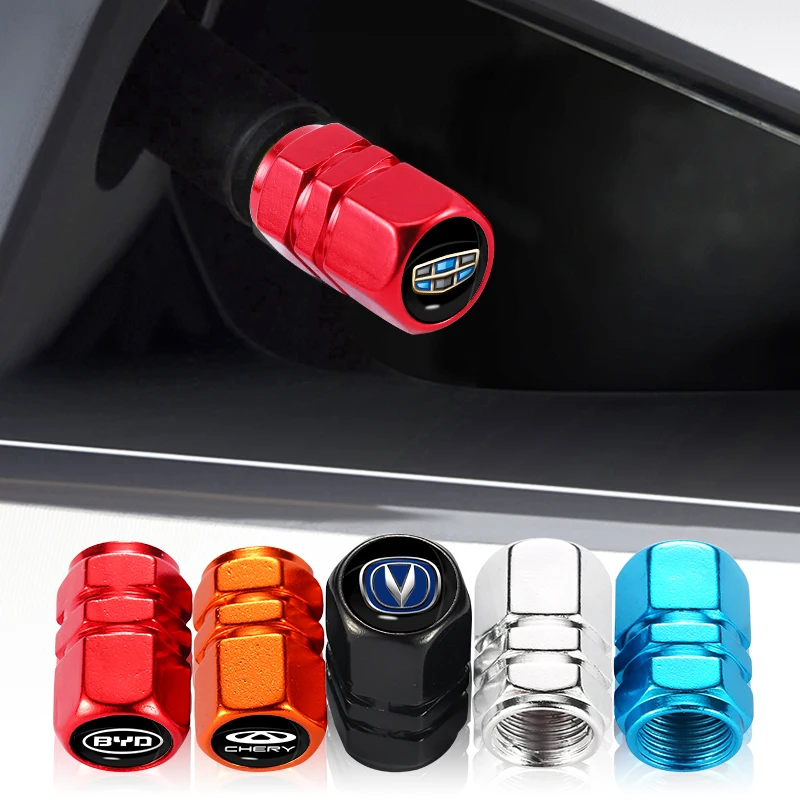 4pcs Car Aluminum Tire Valve Stem Cover Caps for Toyota CHR Corolla ...