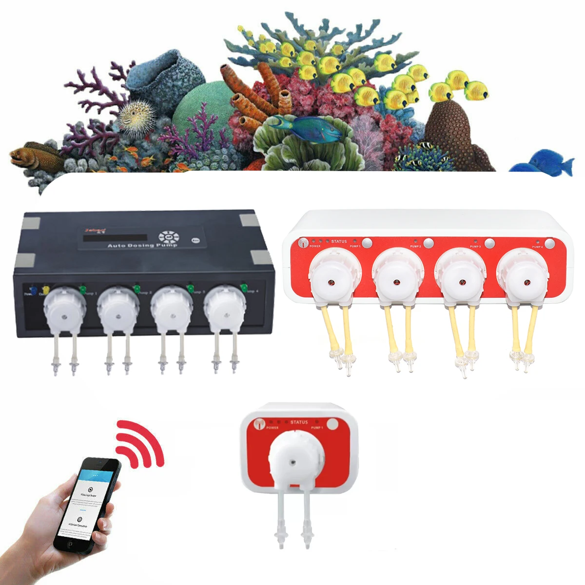 Marine Aquarium Reef Products | Dosing Pump Marine Aquarium - Water ...