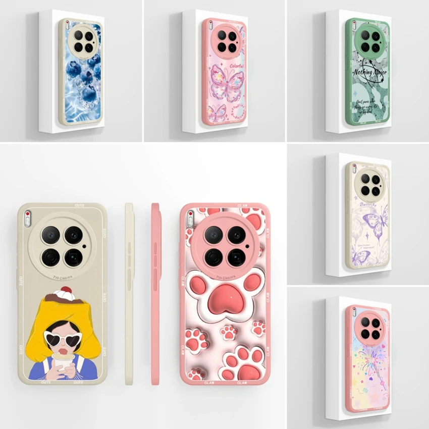 For Tecno Camon 40 Premier 5G CM8 Phone Cases Cute Cartoon Bear Paw ...