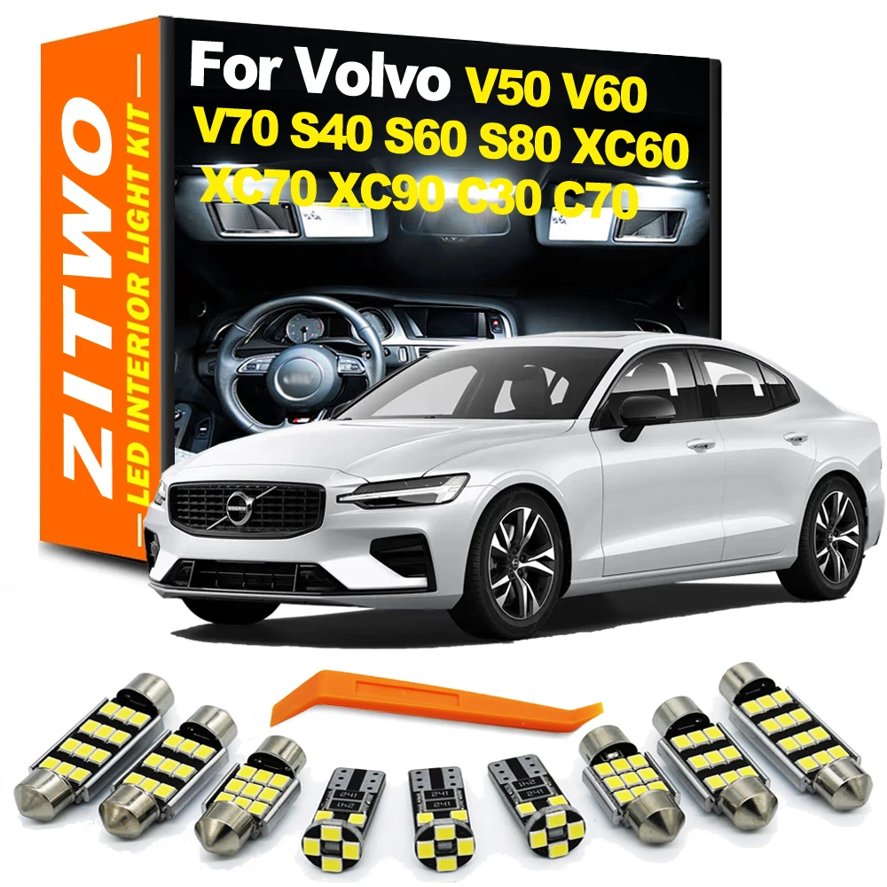 Zitwo Canbus No Error Led Interior Light Kit For Volvo V50 V60 V70 S40 ...