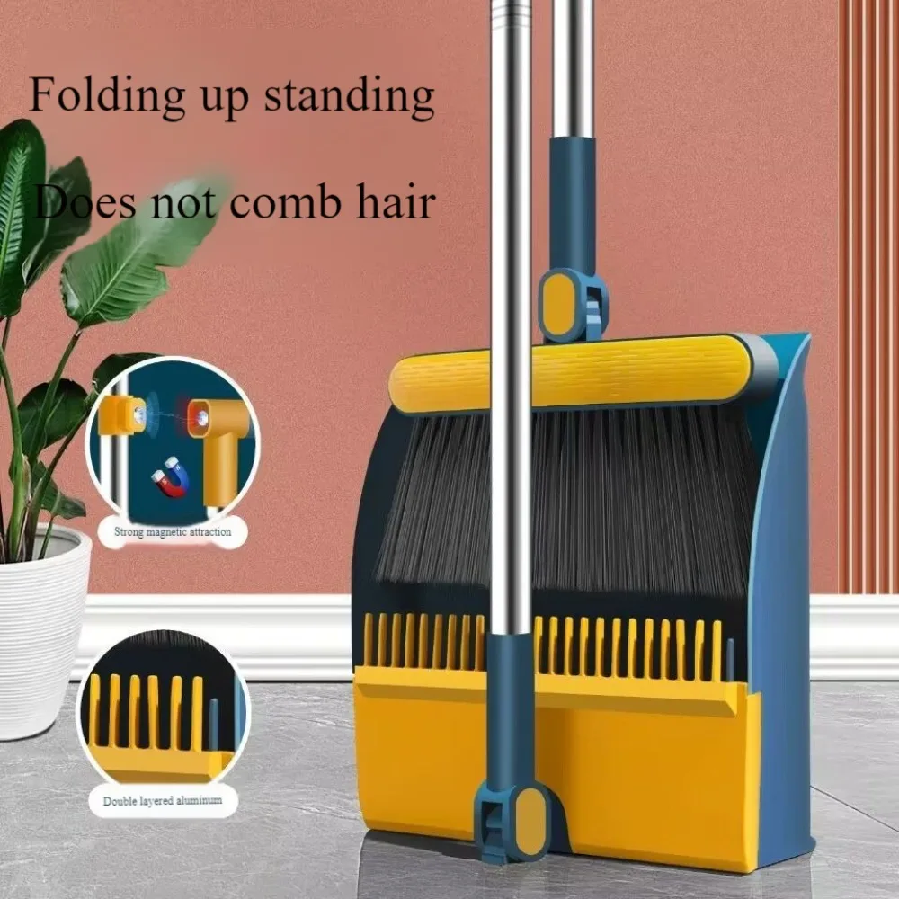 Household-folding-broom-broom-dustpan-set-Soft-brush-whisk-broom-strip ...