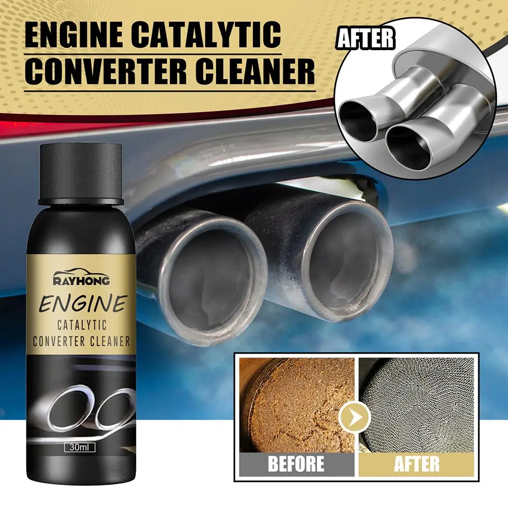 30ML-Car-Catalytic-Converter-Cleaner-Deep-Cleaning-Agent-Deposit-Carbon ...