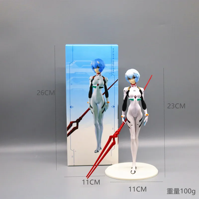 23CM-Anime-NEON-GENESIS-EVANGELION-EVA-Ayanami-Rei-figure-PVC-Model ...