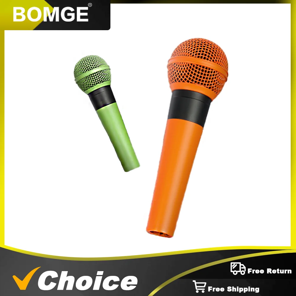 Professional Metal Handheld Microphone Wired Dynamic Microphone Clear ...