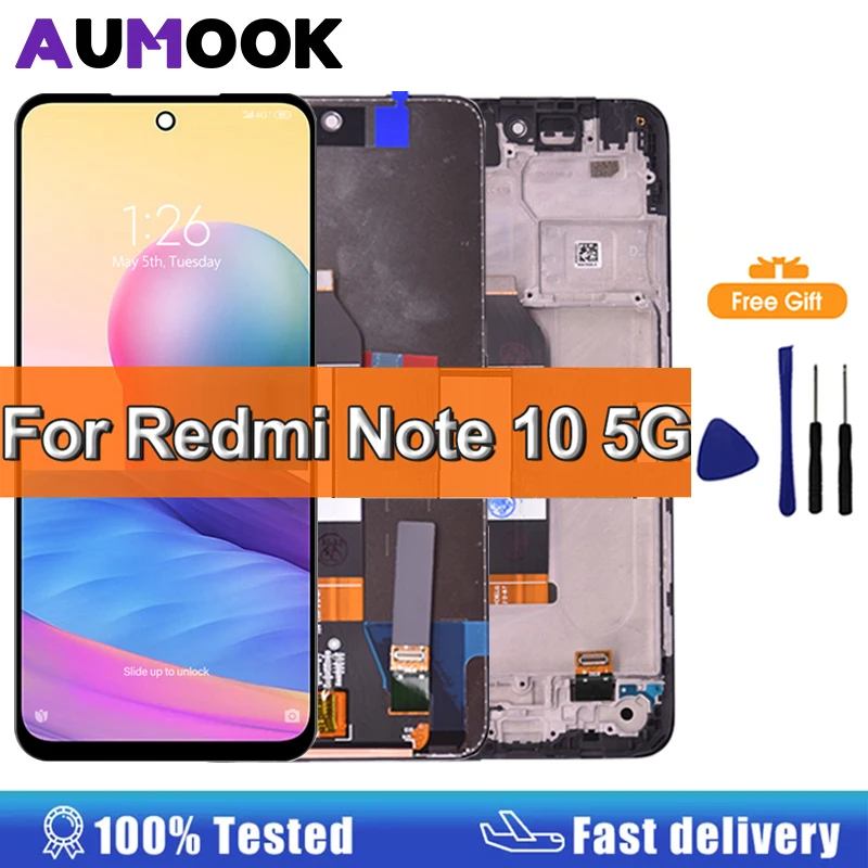 6-5-Note-10-Display-For-Xiaomi-Redmi-Note-10-5G-LCD-Display-Touch ...