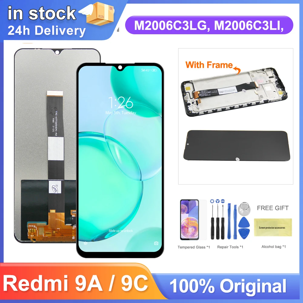 Screen-for-Xiaomi-Redmi-9A-M2006C3LG-LCD-Display-Touch-Screen-Digitizer ...