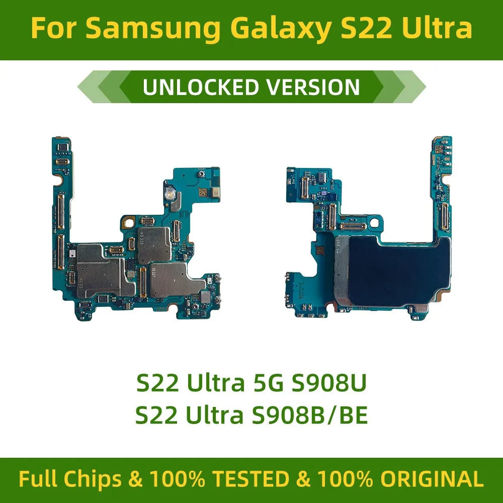 Original-100-Mainbaord-For-Samsung-Galaxy-S22-Ultra-5G-S908-S908B-S908U ...