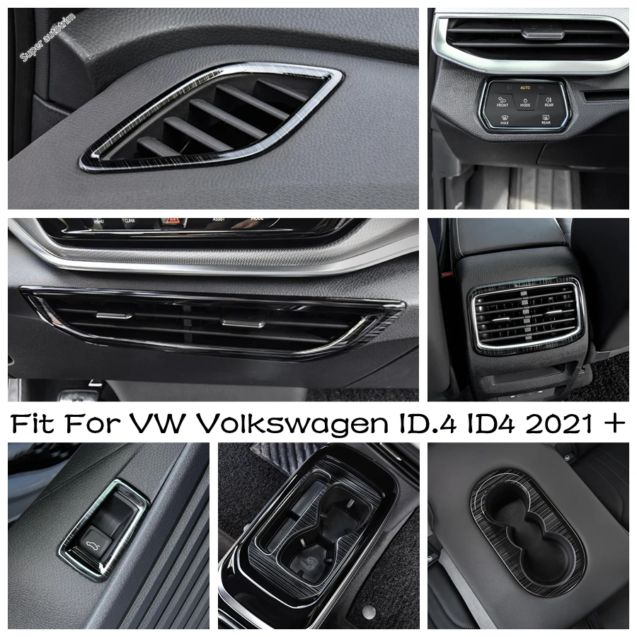 Car Dashboard Air AC Vents / Water Cup Holder / Rear Trunk Button Cover ...