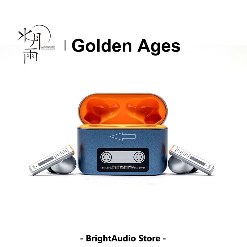 Moondrop Golden Ages HIFI Bluetooth 5.3 Earphone TWS Ture wireless ...