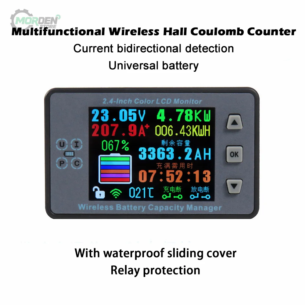 VAC8810F-Wireless-Voltage-Meter-Ammeter-Voltmeter-Solar-Battery ...