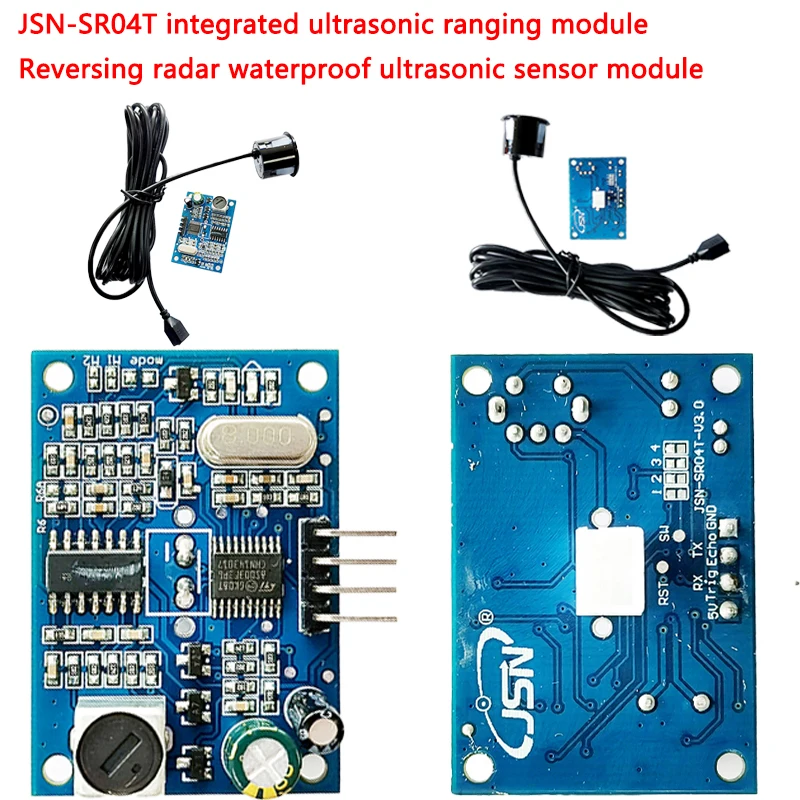 JSN-SR04T integrated ultrasonic ranging module reversing radar ...
