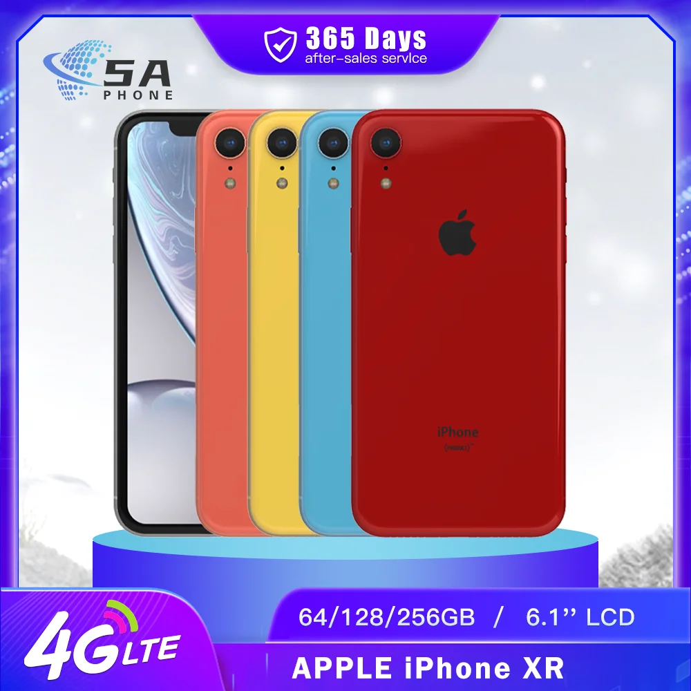 Apple-iPhone-XR-4G-LTE-Mobile-6-1-3GB-RAM-64GB-128GB-256GB-ROM ...