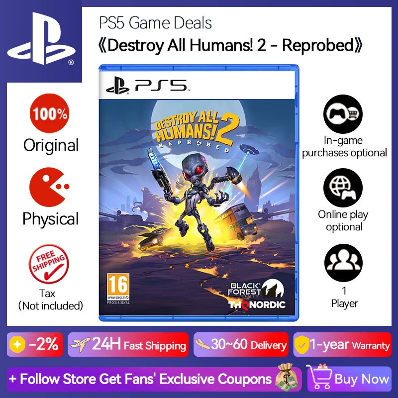 Sony-PlayStation-5-Game-PS5-Destroy-All-Humans-2-Reprobed-Game-Deals-for-Platform-PlayStation5 ...