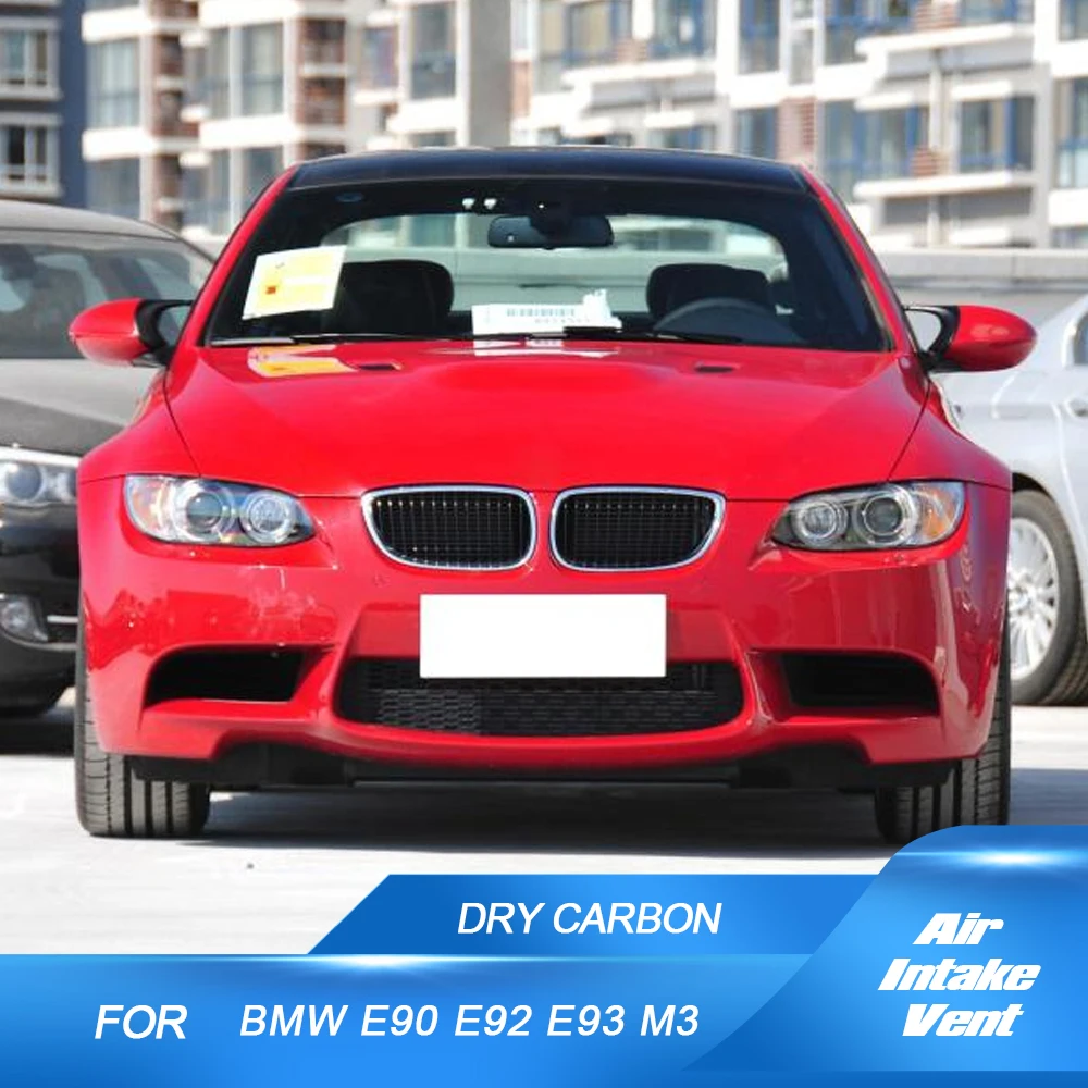 Real Carbon Car Front Hood Fender Vents Trim Fit for BMW 3 Series E90 ...