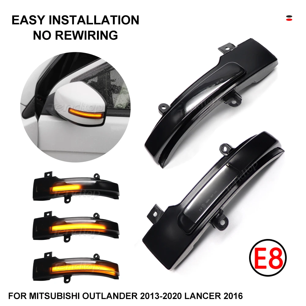 2pcs-Dynamic-Blinker-Indicator-Mirror-Turn-Signal-Light-For-Mitsubishi ...
